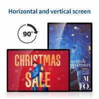China 43 Inch Ultra Narrow Wall Mounted Digital Signage Hanging Ceiling Display for sale