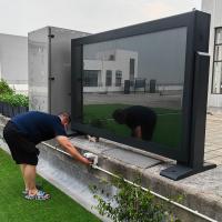 China Waterproof 100 Inch Outdoor LCD Screen Digital Signage 1 Year Warranty for sale