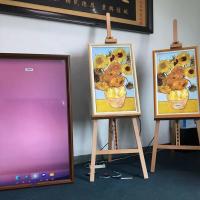 China Photo Frame Wall Mounted Digital Signage Display CMS Android Touchscreen Monitor for sale