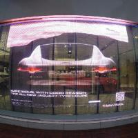 China TV P2.5 P3.91 Transparent LED Display Screen LED Display Curtain Window Glass for sale