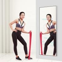 China Fitness Mirror Android Advertising Screen Display Floor Standing / Wall Mounted for sale