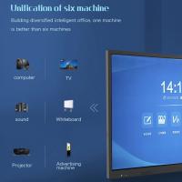 China 65 85 Inch All In One Interactive Whiteboard Touch Screen for Education School for sale
