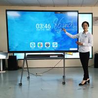 China 4k Android Ops 85 Inch Interactive Whiteboard For Classroom / Business for sale