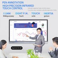 China 65 86 100 Inch Electronic Smart Interactive Whiteboard Classroom for sale