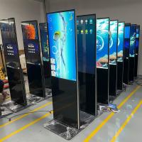 China Smart Floor Standing Digital Signage Totem Vertical Interactive Touch Screen Kiosk for sale