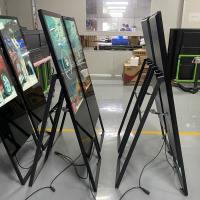 China 43 49 55 inch indoor floor stand wifi touch screen kiosk sinage display digital signage lcd advertising player digital for sale