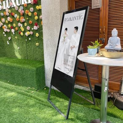 China 32 43 55 inch indoor touch screen lcd outdoor advertising player totem kiosk CMS software led display digital signage for sale