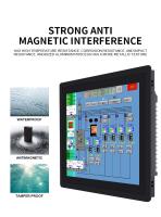 China 13.6 Inch All In One Industrial PC Panel Resistive Touch Screen for sale