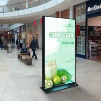 China 55 65 Inch Vertical Double Sided Digital Display , Floor Standing LCD Advertising Player for sale