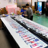 China High Brightness LCD Display Elevator Super Slim Supermarket Advertising Display for sale