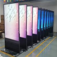 China Indoor LCD Monitor Touch Screen Kiosk Floor Stand Advertising Display Digital Signage Player Built In Min pci for sale