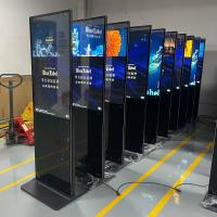 China Manufacturer 43 49 55 65 inch Floor Stand LCD Advertising Display Screen HD Totem Player Digital Signage Kiosk for sale
