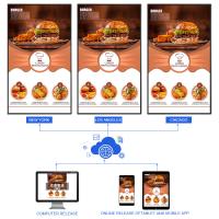 China 32 Inch 43 49 55 Inch Wall Screen Monitor , LED Digital Display Board For Advertising for sale