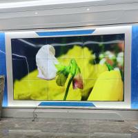 China Ultra Narrow Wall Mounted Digital Signage Touch Screen LCD Splicing Screen for sale
