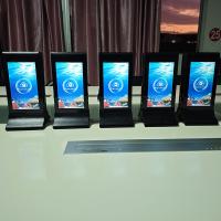 China 7 Inch Table Touch Screen LCD Display Menu Billborad Advertising Player Wity Battery for sale