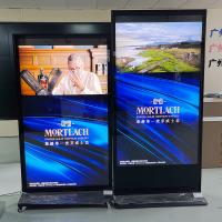 China Floor Standing Digital Signage 75 Inch Touch Screen Kiosk 4K LCD Display for sale