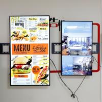 China 43 Inch Wall Mounted Picture Video Player LCD Display Interactive Digital Signage Advertising Screens For Shop Mall for sale