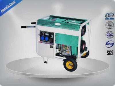 China 2 Pole 3 Phase Portable Generator Four Line 5.5 -6.3 Kva Four - Stroke Engine for sale