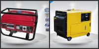 China 10-12 Kva Open Portable Gasoline Generator Set Silent With Electric Starter for sale