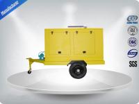 China 12 Cylinder 75dB quietest Trailer Mounted Generator large in - line Config with Dry oil filter for sale