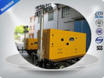 China Telescopic Trailer Mounted Mobile Light Tower Low Noise For Contruction Usage for sale