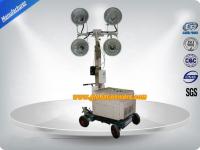 China Anti - Vibration Construction Light Towers , 13 H Running Time Industrial Light Tower for sale
