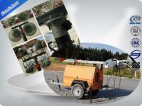 China Single Cylinder Diesel Trailer Portable Generator Light Tower Rental With Air Cooled for sale