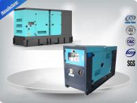 China Thick Soundproof Canopy Generator Set Water Cooled / Diesel Engine Weichai Generator Set for sale