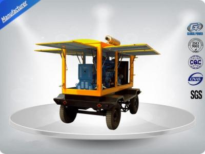 China Moblie Tralier Diesel Generator Set 4 Stroke 50kva ISUZU Diesel Genset 4JB1T-S / 46 for sale