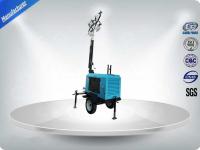 China Contruction Emergency Portable 6-7kw 50Hz Mobile Light Tower , Trailer Mounted Light Towers for sale