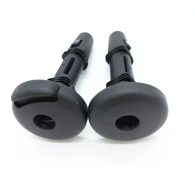 China Car seat adjustable backseat headrest guide with button plastic headrest guide for truck seat with Dia. 128mm for sale