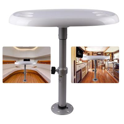 China Marine and Campervan Removable Stowable Table System set with 4 cupholders is made of ABS and Aluminum for sale