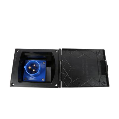China RV Camper 220V-240V 16A External Flush Hook Up Waterproof Plug Socket for sale