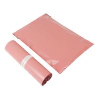 China Tear Resistant Pink Poly Mailer Bags Pink Shipping Bags Self Sealing Closure for sale