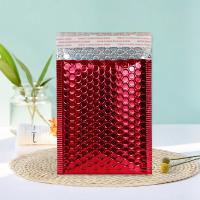 China Shock Resistant Aluminized Film Metallic Bubble Bags Customizable for sale