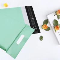 China Double Handle Biodegradable Poly Mailers For Delivery Package for sale