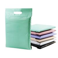 China 12 Silk Customised Courier Bags With Handle Self Adhesive for sale