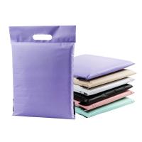 China 12 Silk Customised Courier Bags With Handle Self Adhesive for sale