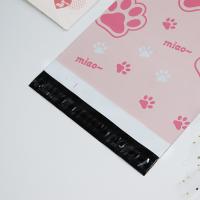 China Charming Pink Paw Print Express Bag Safeguard Commodities for sale