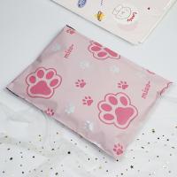 China Charming Pink Paw Print Express Bag Safeguard Commodities for sale