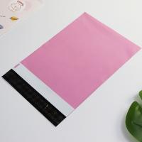 China Pink 100% Degradable Biodegradable Courier Bags Eco Friendly Custom Mailers for sale