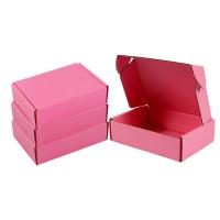 China Sturdy 3 Layer Pink Airplane Storage Box Foldable Rigid Box for sale