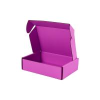 China Sakura Pink Kraft Paper Corrugated Storage Box For Travel / Storage for sale