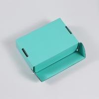 China Portable Green Turquoise Folding Box Airplane Box For Cosmetics And Clothing for sale