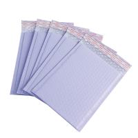 China Self Sealing Purple Large Bubble Poly Mailers Thickness 140g for sale