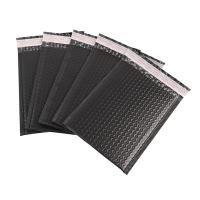 China 6x10 Black Bubble Poly Mailers Tear Resistant Clothing Packaging for sale