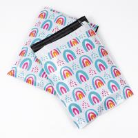 China 12 Silk Customizable Gift Bag With Self-Adhesive Prevent Burst Color Express Bag for sale