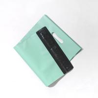 China 12 Silk 14 Silk Poly Mailing Bags With Handle Strong Adhesive Tear Proof for sale