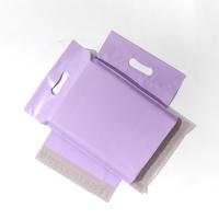China Purple PE Hand Eco Friendly Mailer Bags For Clothing Packaging for sale