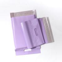 China Purple PE Hand Eco Friendly Mailer Bags For Clothing Packaging for sale